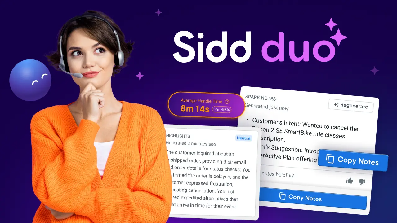 Sidd Duo | Real-Time Agent Assist for Contact Centers