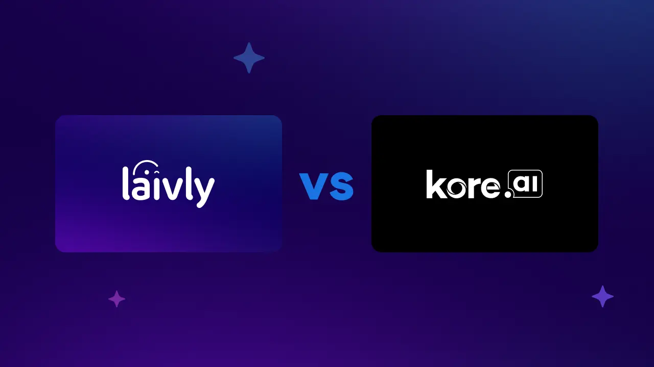 Laivly vs. Kore AI | Beyond Bots to Full Contact Center Intelligence